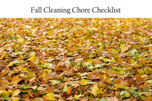 Blog - Fall Cleaning Chore Checklist | Go Green Duct Cleaning